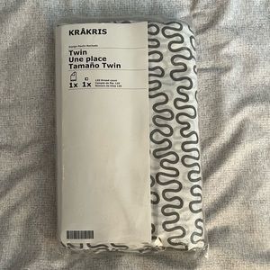 IKEA | Bedding | Nwt Ikea Krakris Twin Duvet Cover With Sham Cover In ...